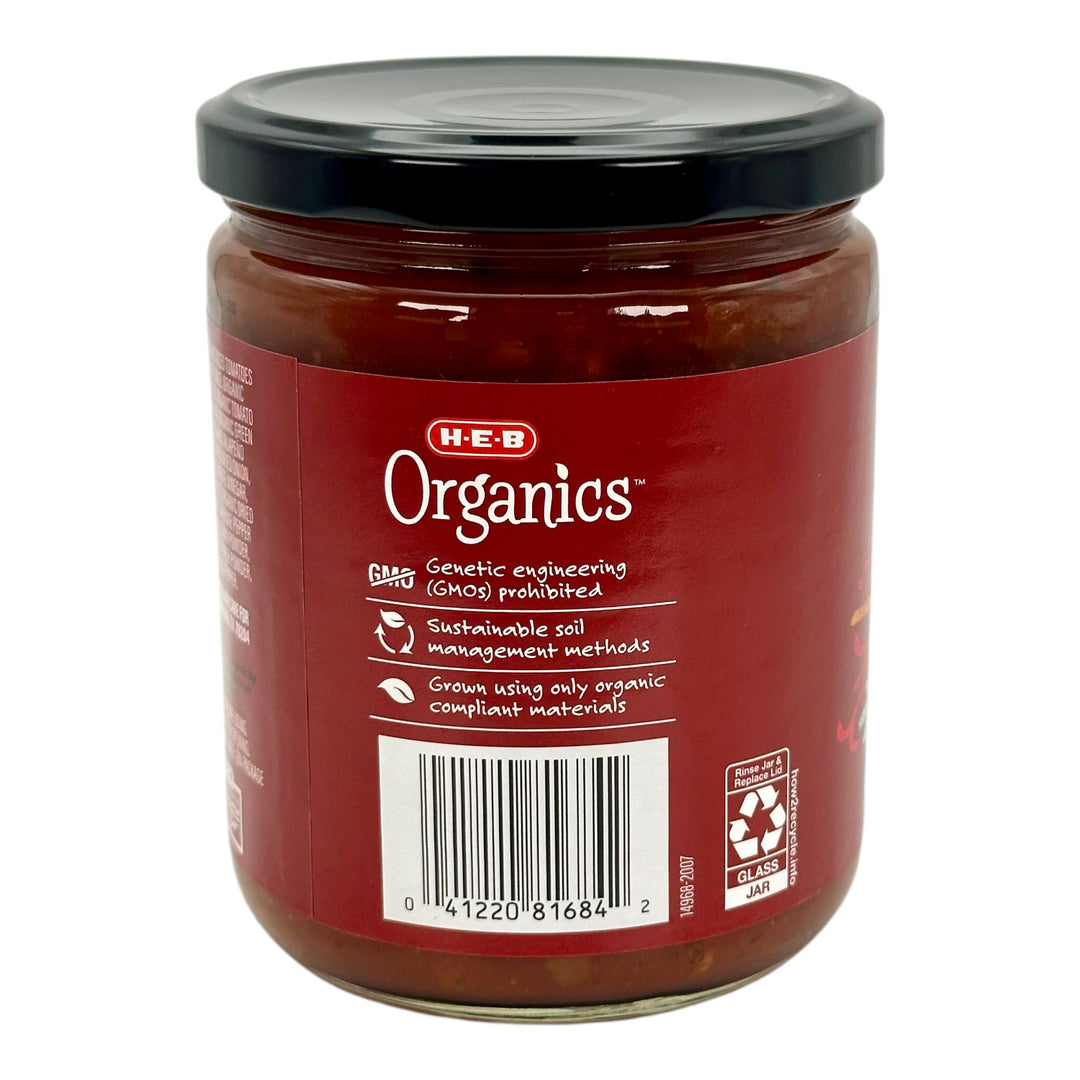 H-E-B Organics Thick, Chunky Salsa - Medium 16oz – TrueTexasMerch