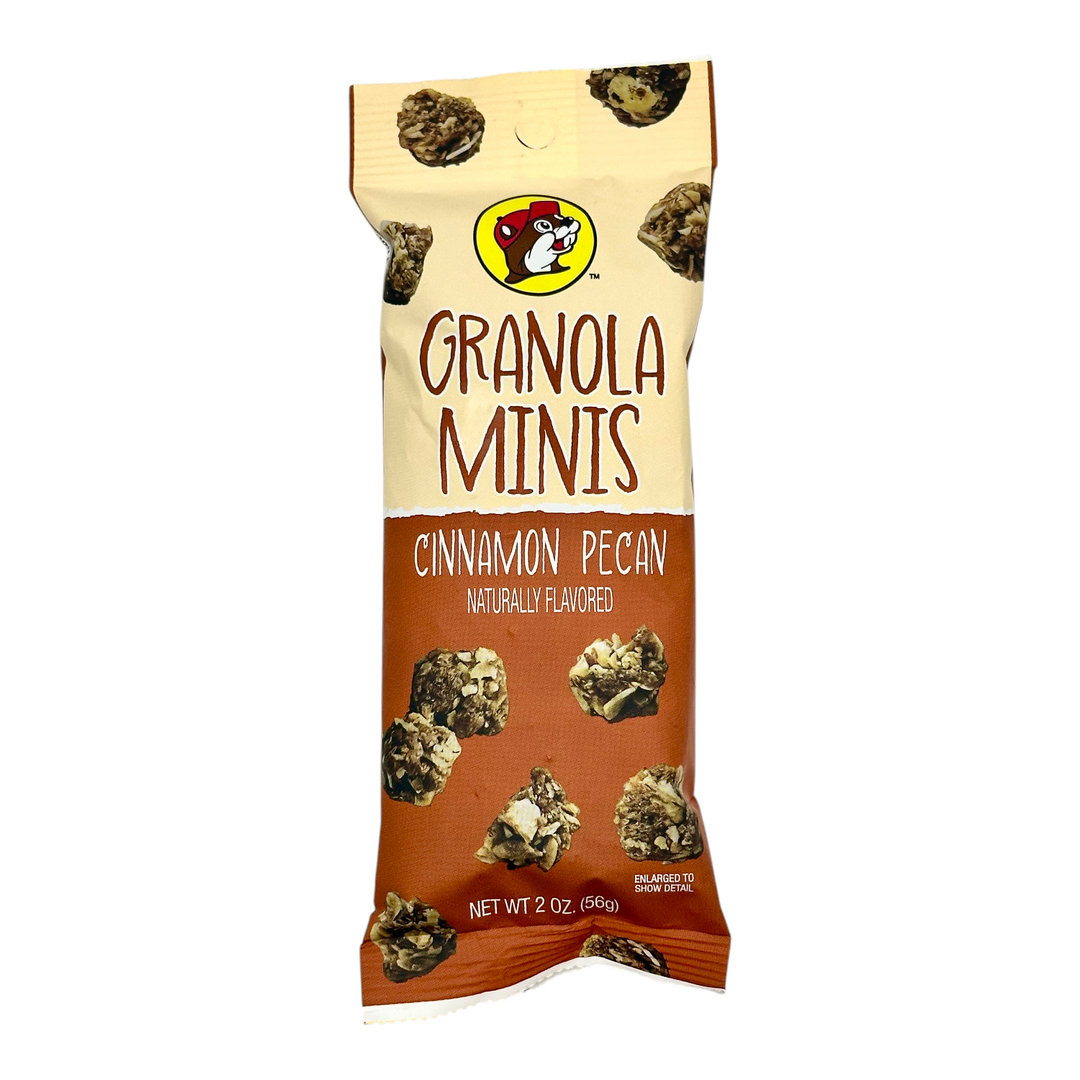 Buc-ee's Cinnamon Pecan Granola Minis - 2oz Snack – TrueTexasMerch