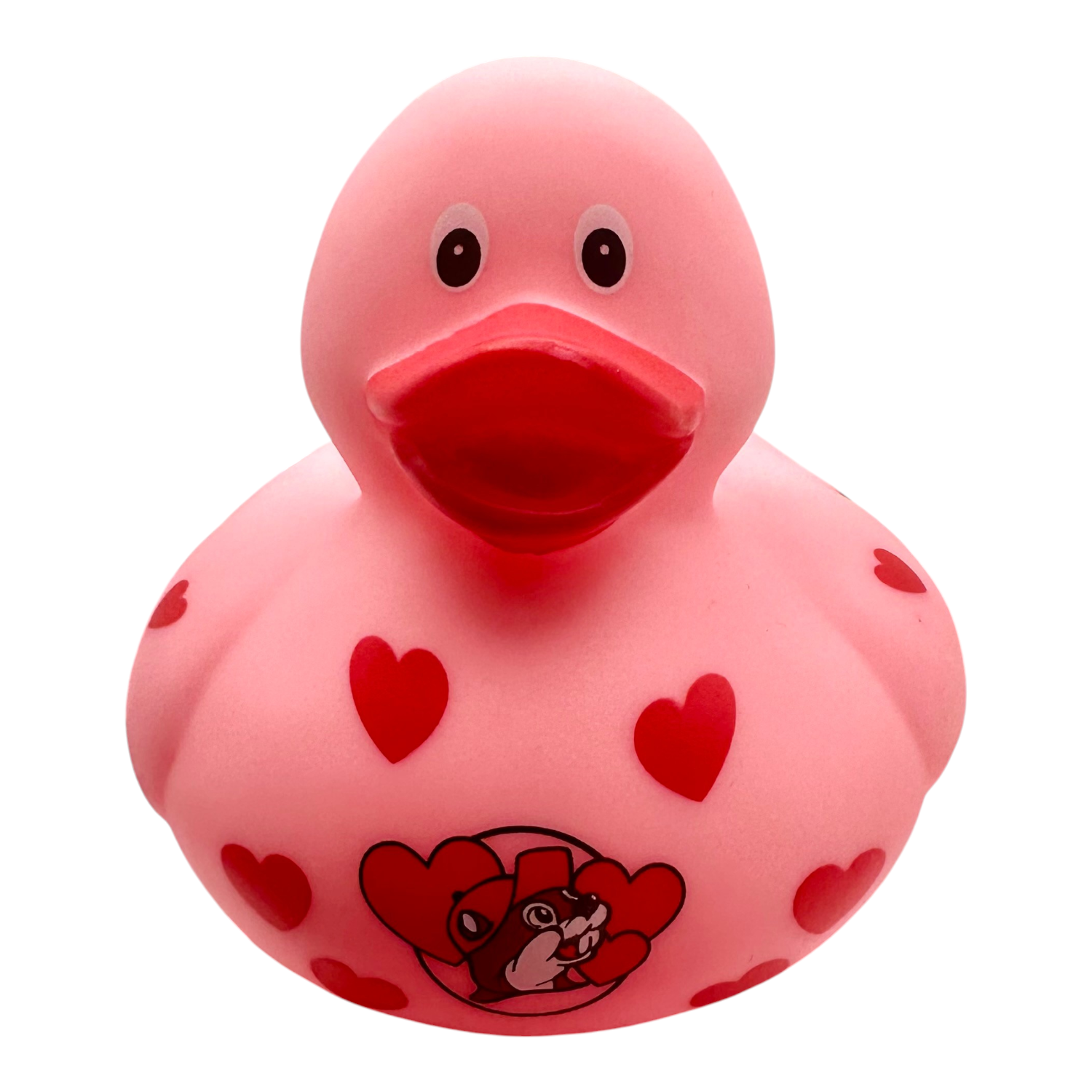 Buc-ee's Rubber Ducky - Valentine's Day Pink Duck with Hearts ...