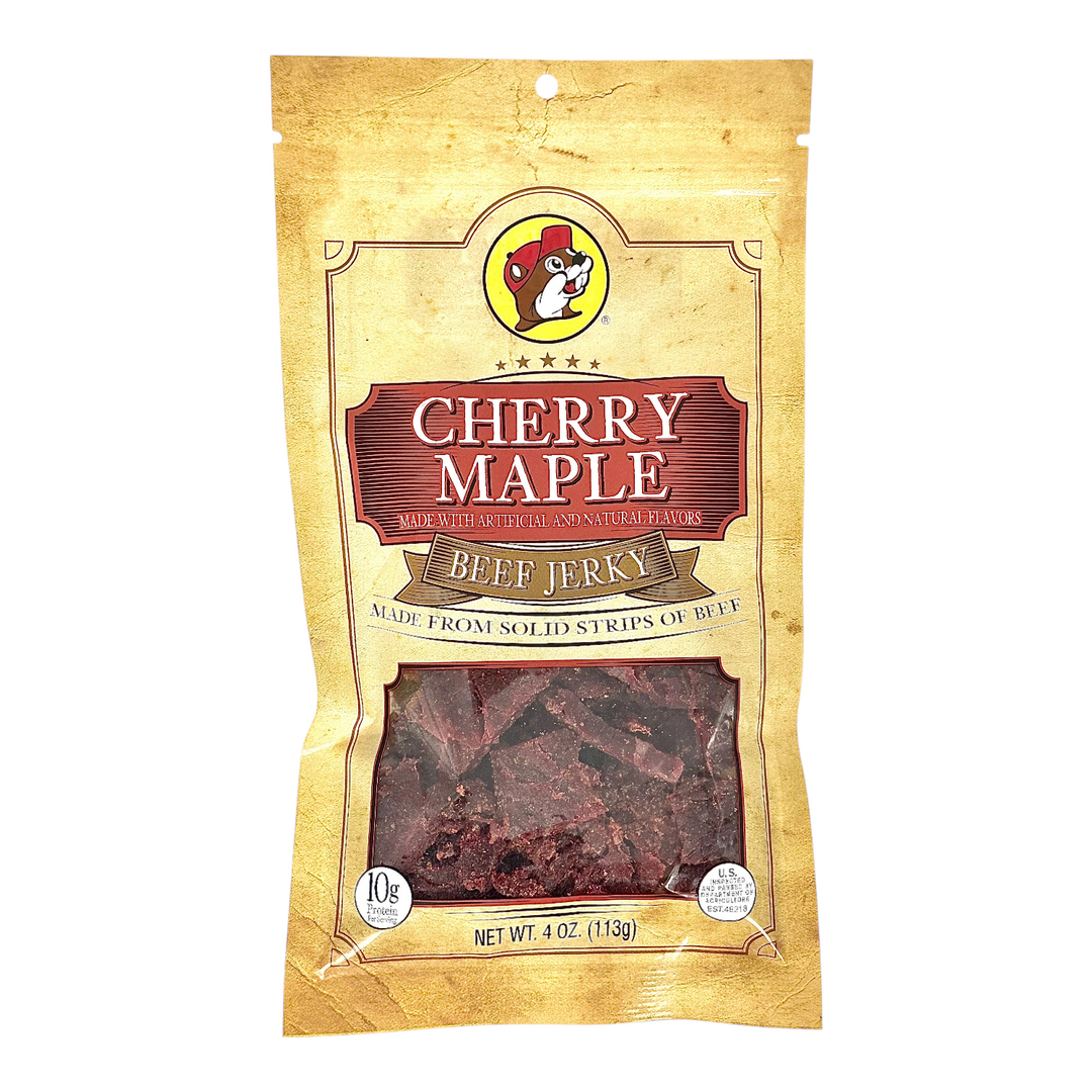 Buc-ee’s Cherry Maple Beef Jerky | Sweet & Smoky Perfection ...