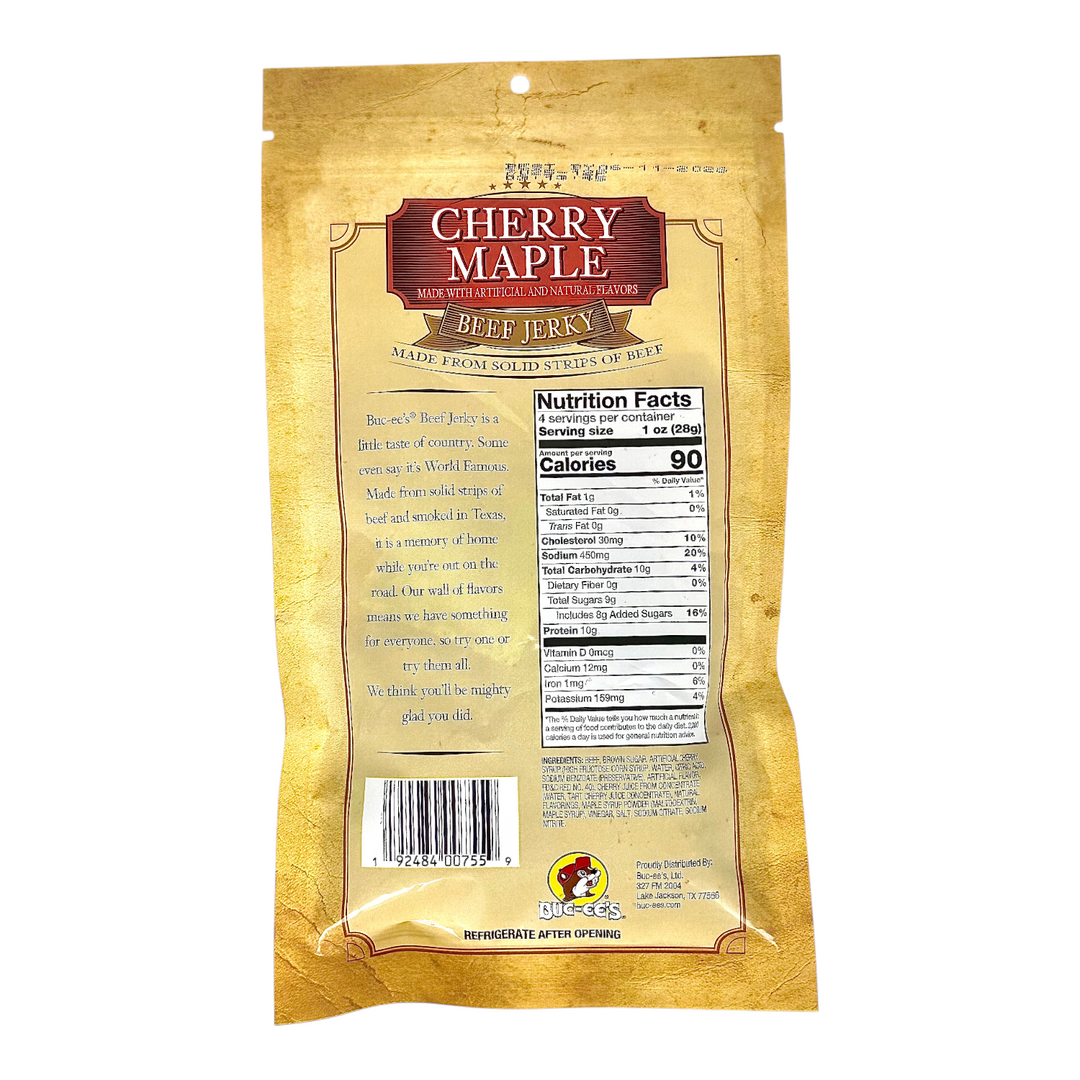 Buc-ee’s Cherry Maple Beef Jerky | Sweet & Smoky Perfection ...