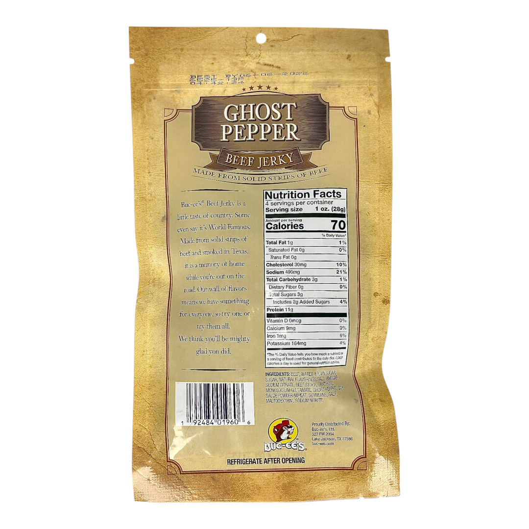 Buc-ee’s Ghost Pepper Beef Jerky | Spicy Texas Snack Favorite ...