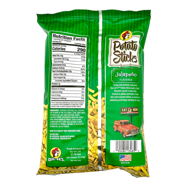 Jalapeño Potato Sticks – Buc-ee’s Spicy Gluten Free Snack – TrueTexasMerch